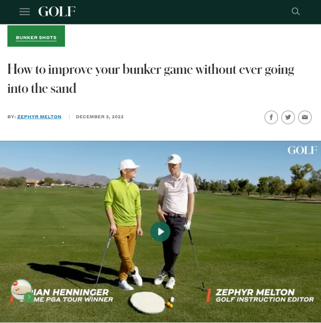 Bunker Mate - Bunker Golf Simulator | WhyGolf